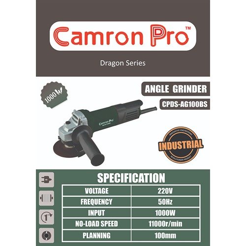 Camron Pro Dragon Series 4 Inch Angle Grinder 1000W 100mm Cpdsag4100Bs ...