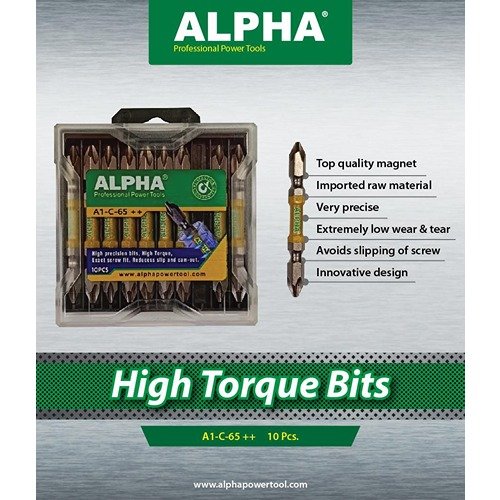 Alpha 65Mm +/+ High Torque Screw Driver Bit 2.5 Inch A1C - Unboxtools ...