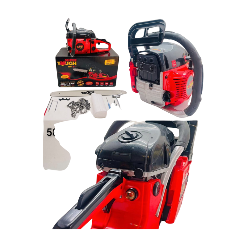 Super Tough 22 Inch 58Cc Gasoline Chain Saw 550Mm St2053 - UNBOXTOOLS